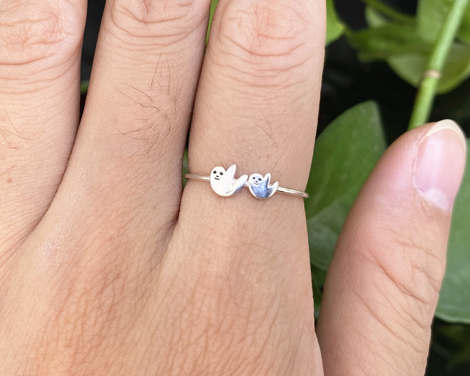 925 Silver Sloth Ringcustom Animal Jewelrypersonalized Sloth - Etsy