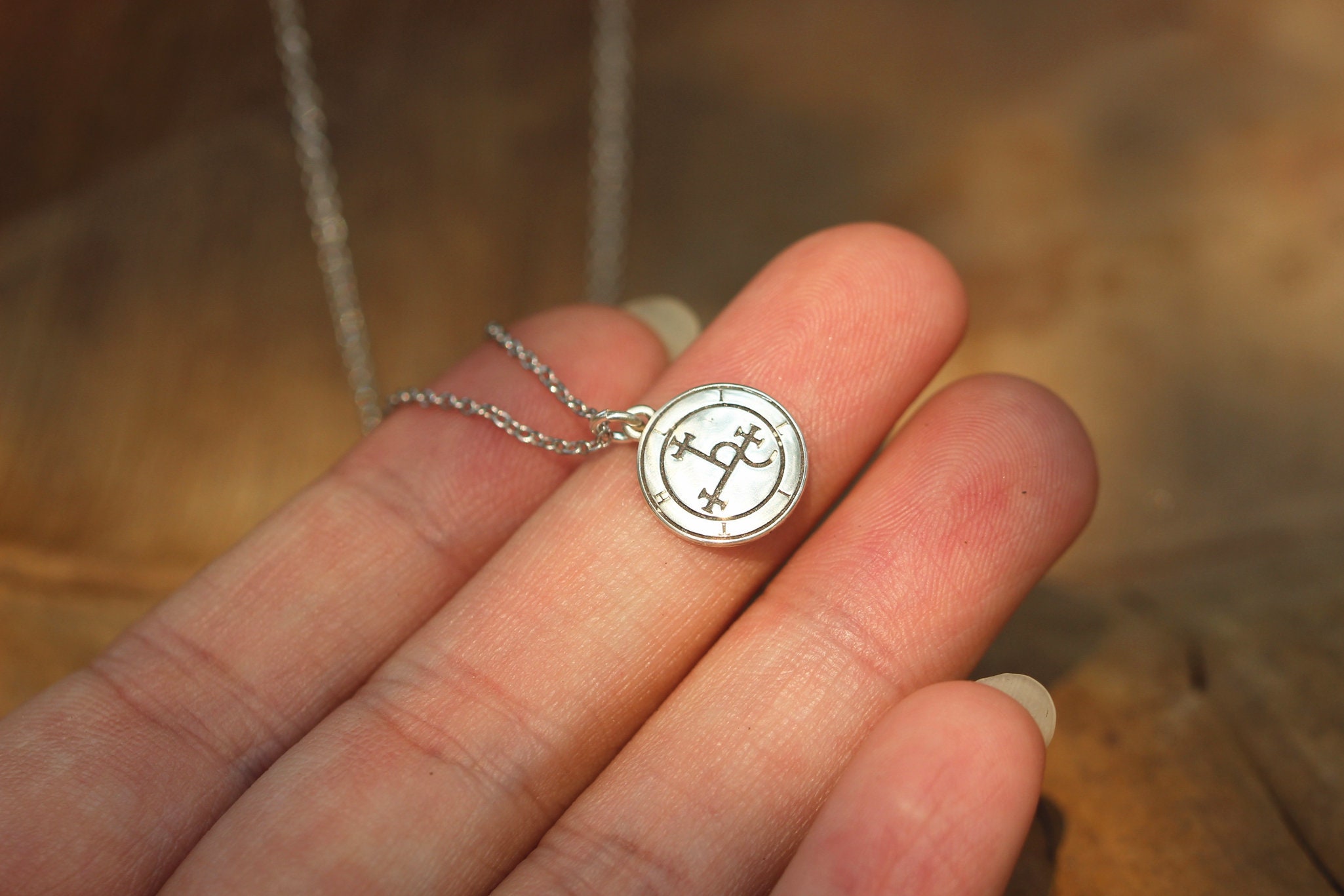 925 Silver Lilith Sigil Necklacesigil of Lilithseal of - Etsy