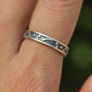 Meteor Star Ring,shooting Star Ring,925 Silver Star Ring,silver Custom ...