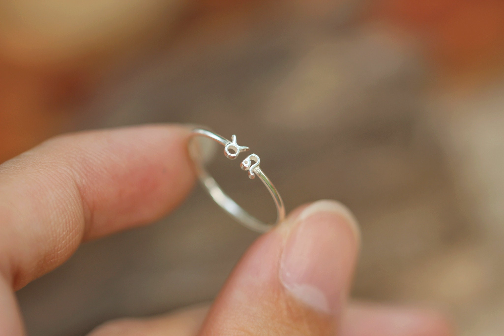 925 silver zodiac ringAstrology RingsHoroscope | Etsy