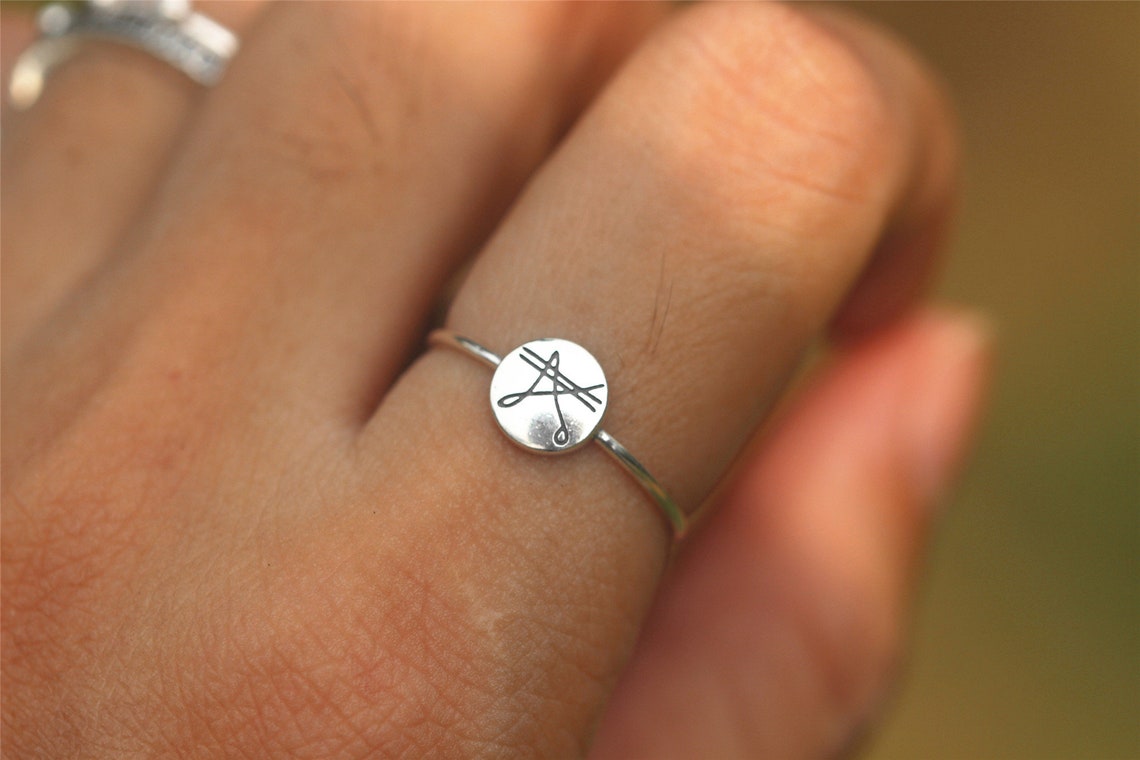 925 Silver Verrines Sigil Ring | Etsy