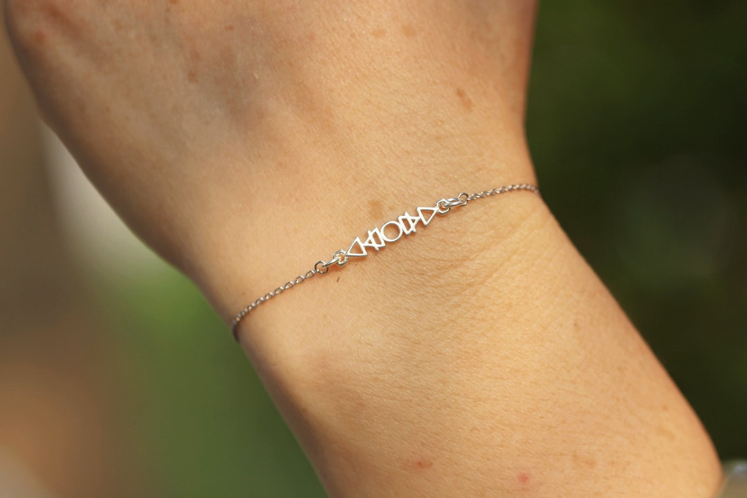 925 Silver Element Bracelet,four Element Jewelry,air,water,fire,earth ...