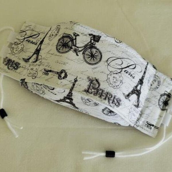 Eiffel Tower Face Mask - Etsy