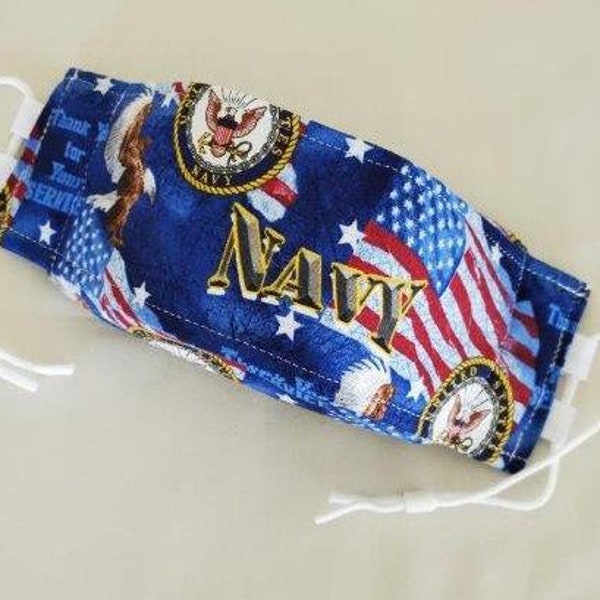 Navy Veteran Face Mask - Etsy