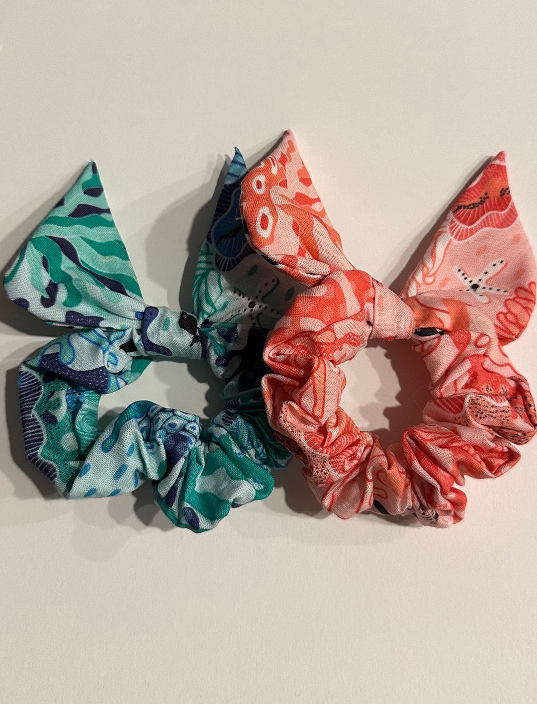 Coral Reef Scrunchie 2 Colors - Etsy