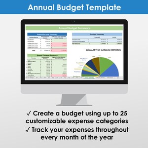 Ultimate Budgeting Bundle Excel Spreadsheets Annual Budget - Etsy