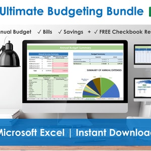 Ultimate Excel Budget Template Free - Etsy