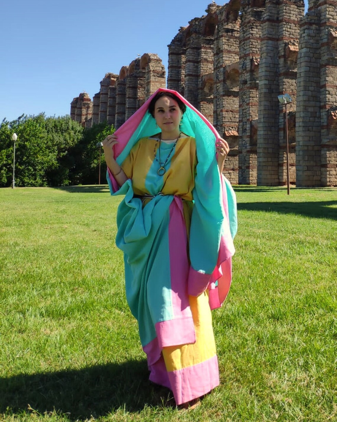 Ancient Roman Linen Palla in 2 Colours - Etsy UK