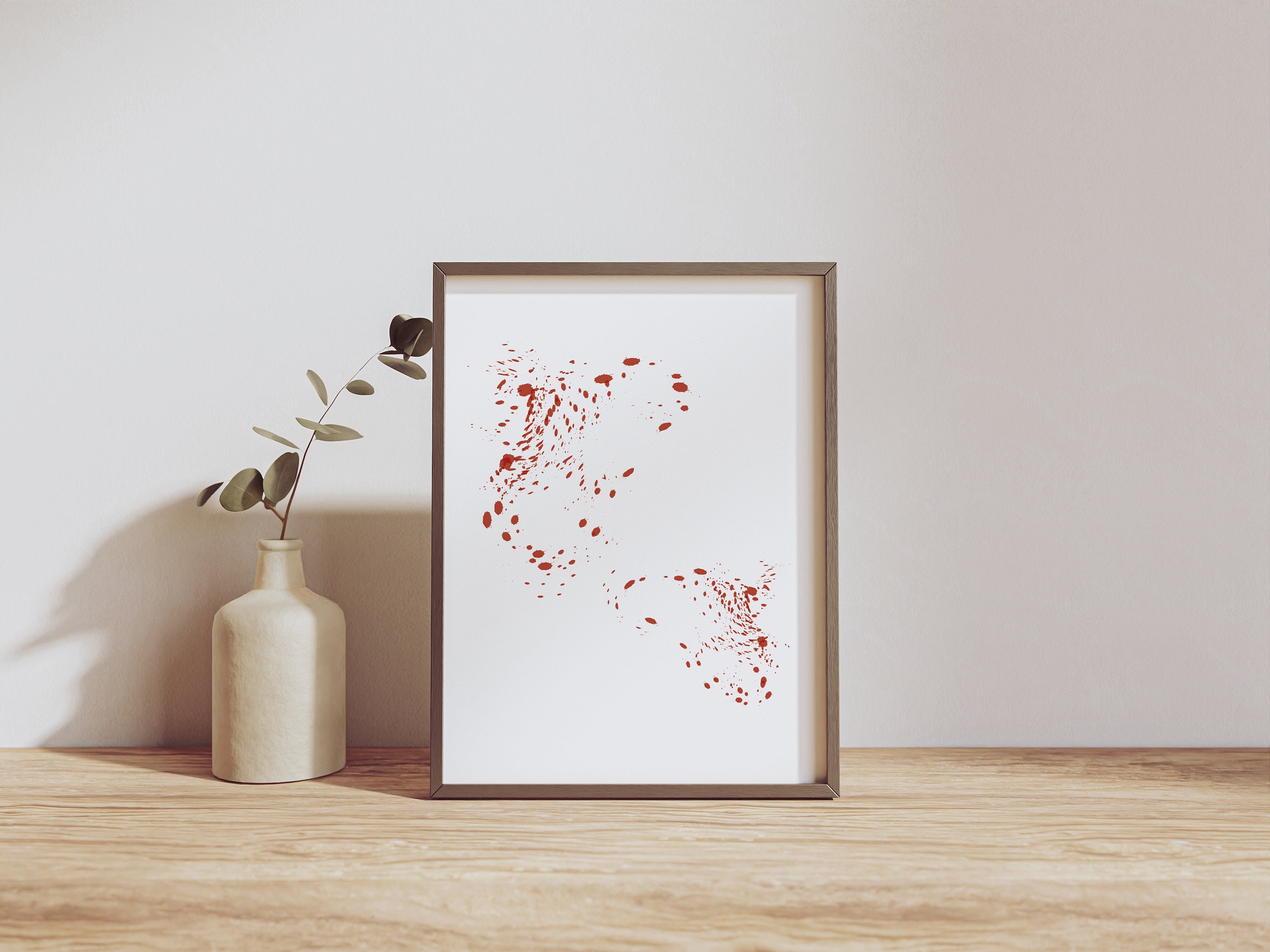 Blood Stain Printable Poster - Etsy
