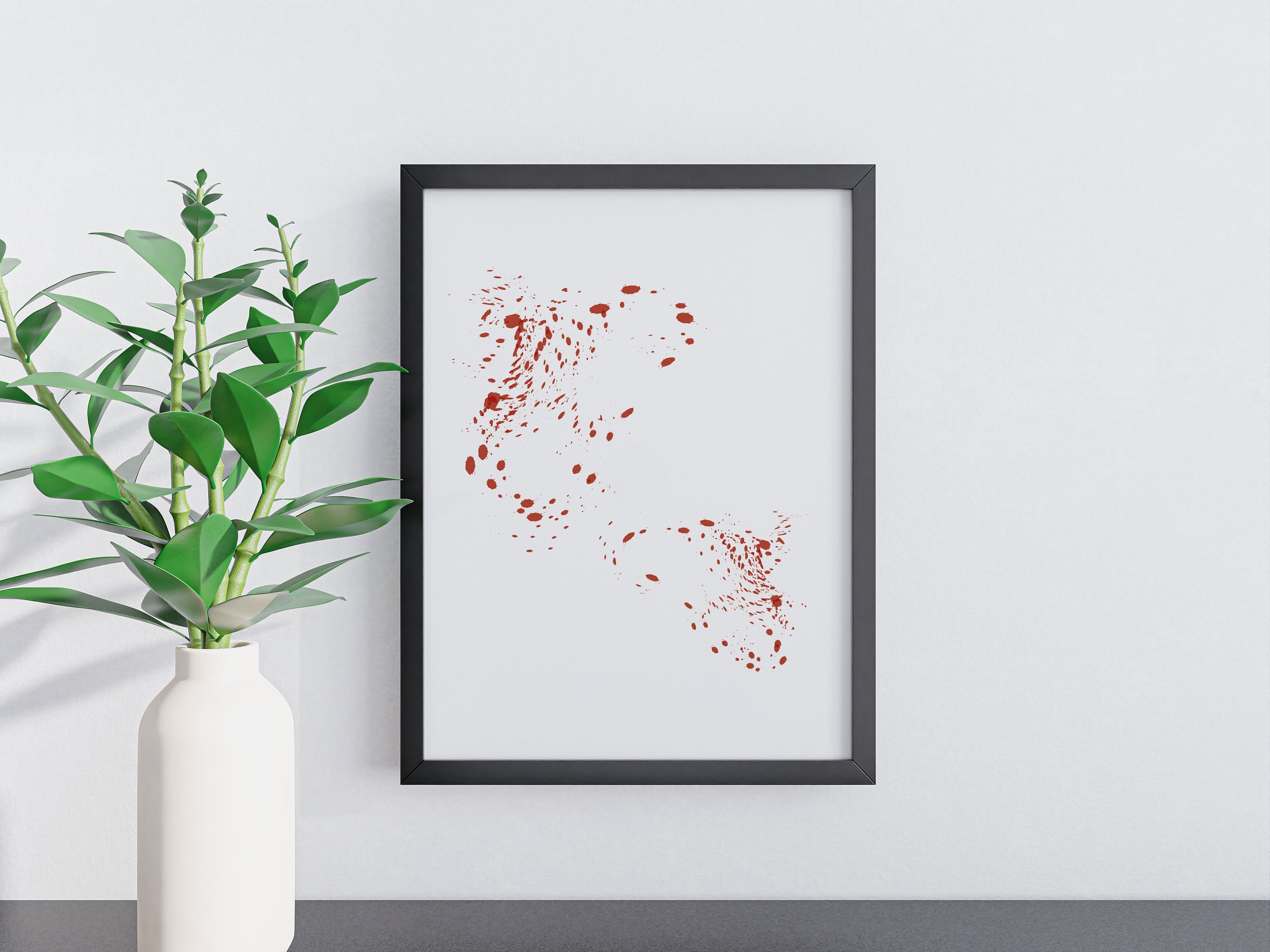 Blood Stain Printable Poster - Etsy