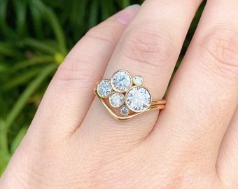 Rain Drop Ring - Etsy