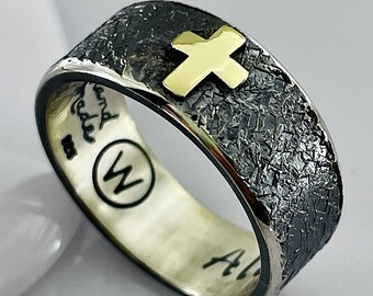 Rustic Wedding Ring - Etsy