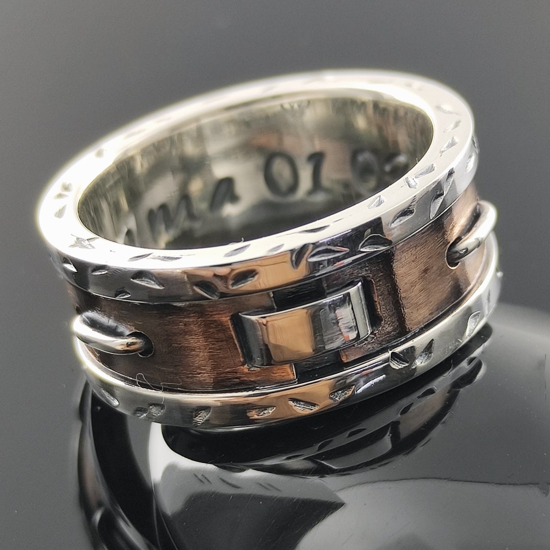 Rustic Sterling Silver Ring: Hammered Artisan Wedding Band - Etsy
