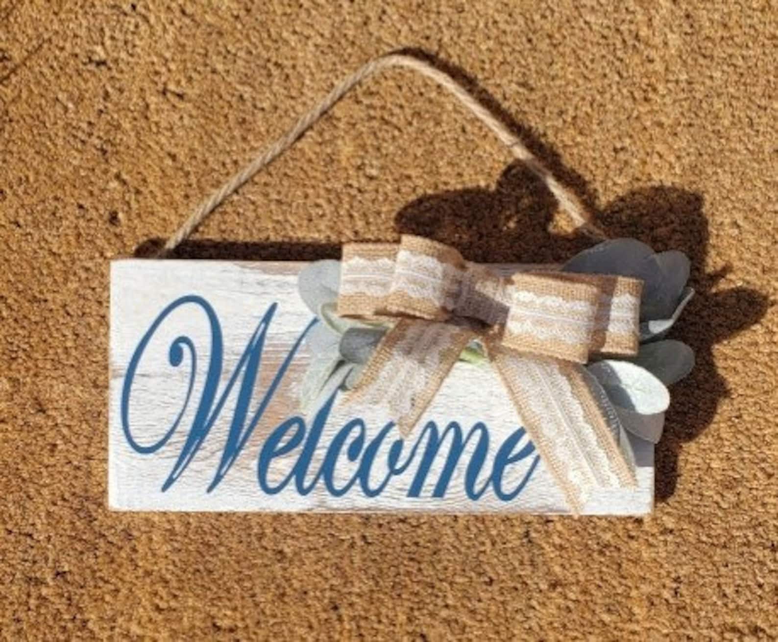 Welcome Sign Rectangle - Etsy