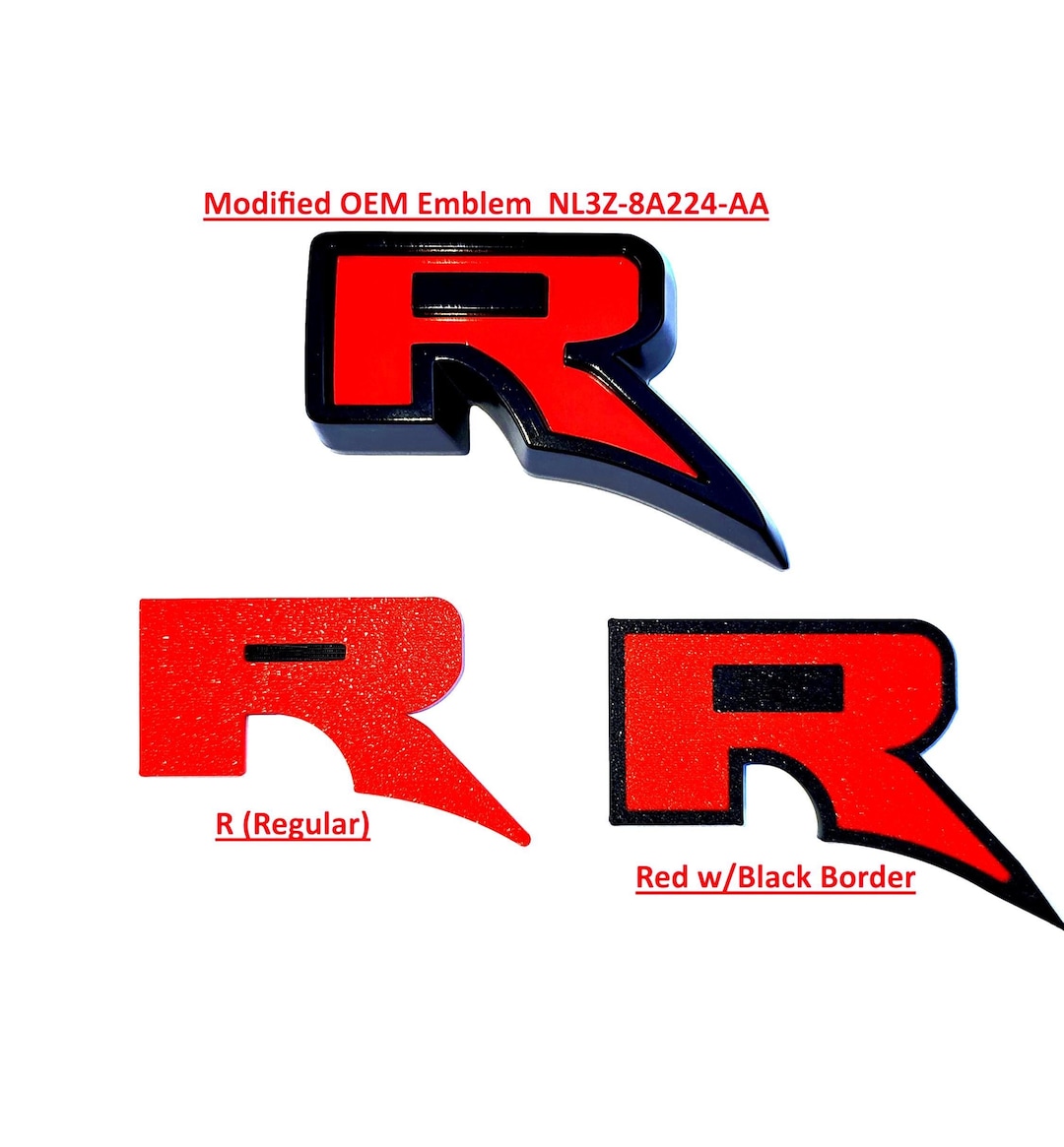 R Grille Emblem for Ford F-150 Raptor - Etsy