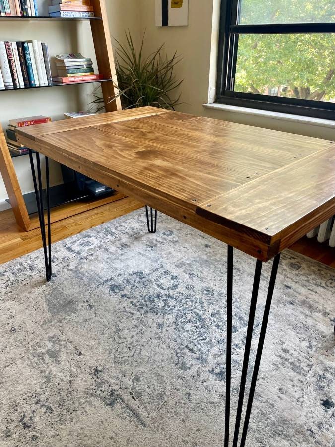 Handmade Dining Table - Mid Century Modern - Walnut - Real Wood - Etsy