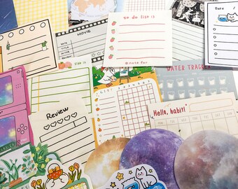 Aesthetic Sticky Notes - Etsy