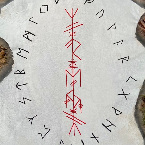 Runic Circle Norse Altar Cloth - Etsy