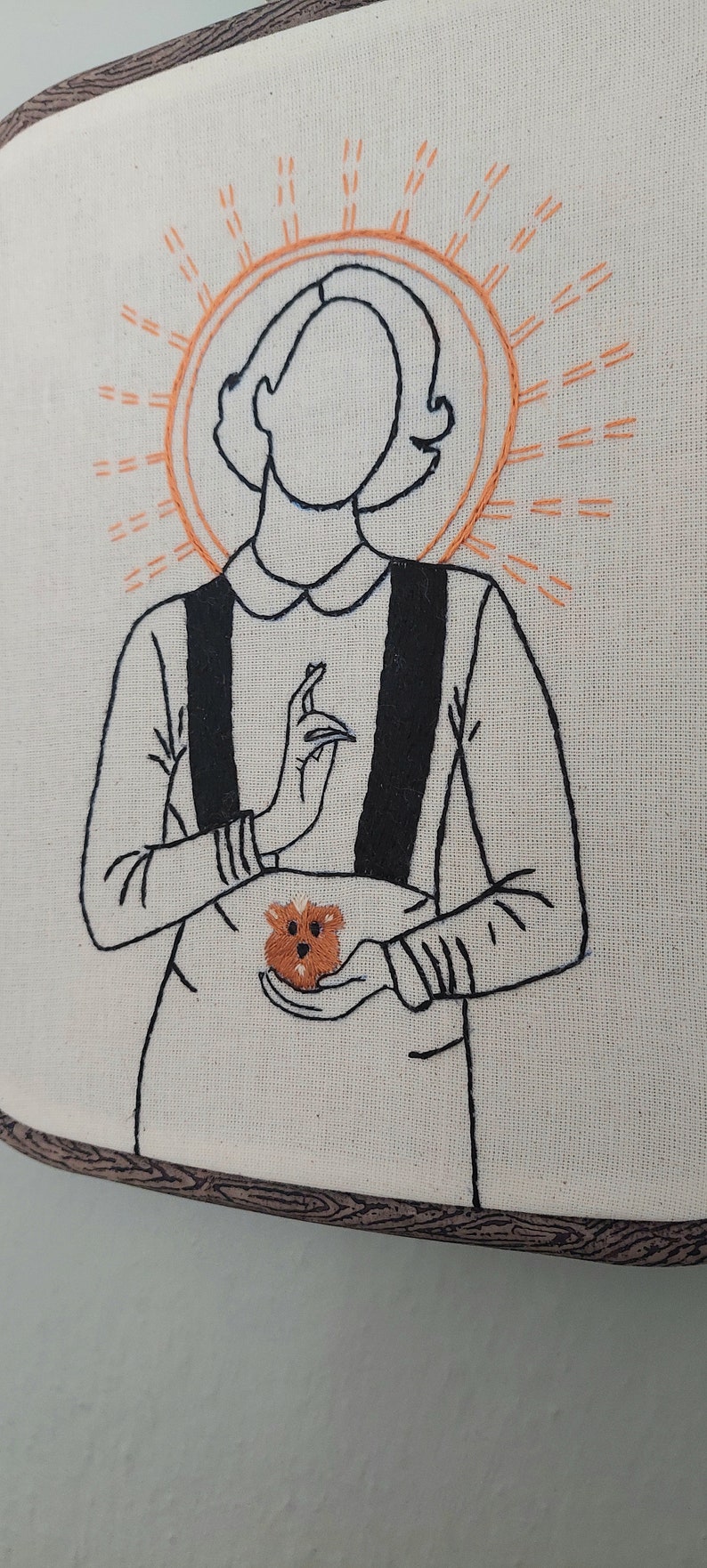 Fleabag Finished Handmade Embroidery Wall Decor/ Minimal Embroidery ...