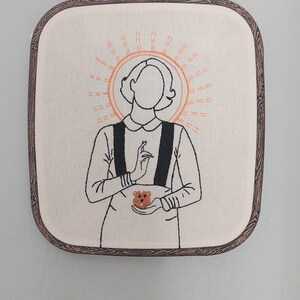 Fleabag Finished Handmade Embroidery Wall Decor/ Minimal Embroidery ...