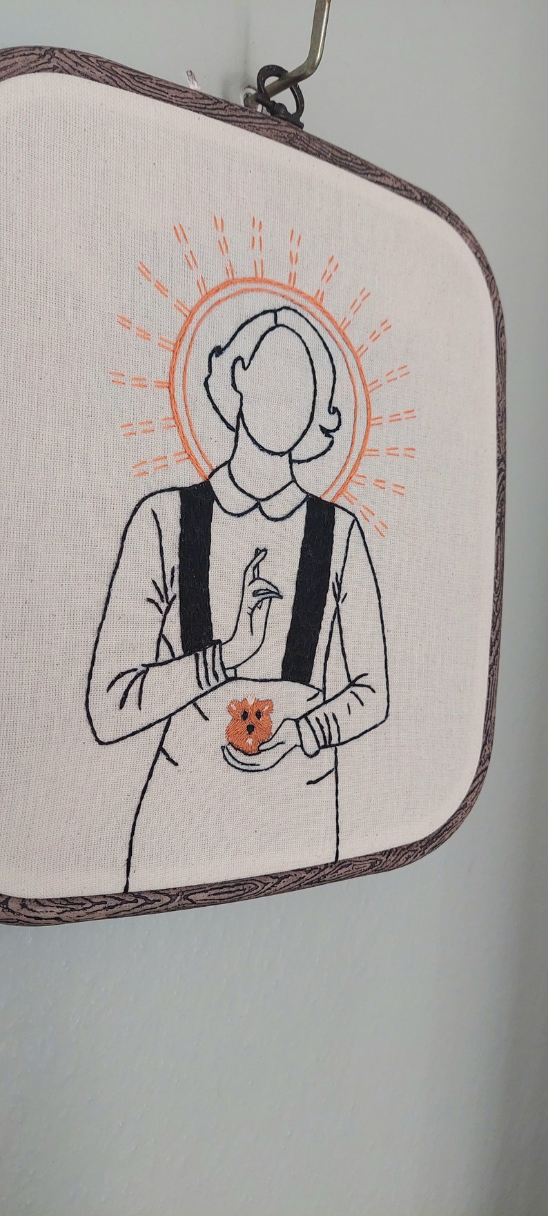 Fleabag Finished Handmade Embroidery Wall Decor/ Minimal Embroidery ...