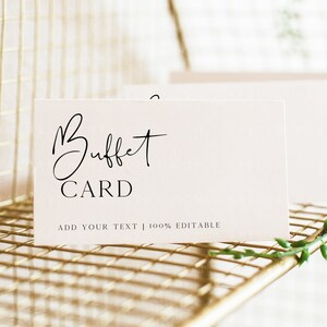 Buffet Cards, Buffet Lables, Food Labels, Food Cards, Buffet Card ...