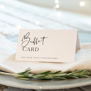Buffet Cards, Buffet Lables, Food Labels, Food Cards, Buffet Card ...