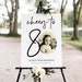 Cheers to 80 Birthday Sign, Birthday Party Sign, Birthday Sign Template ...