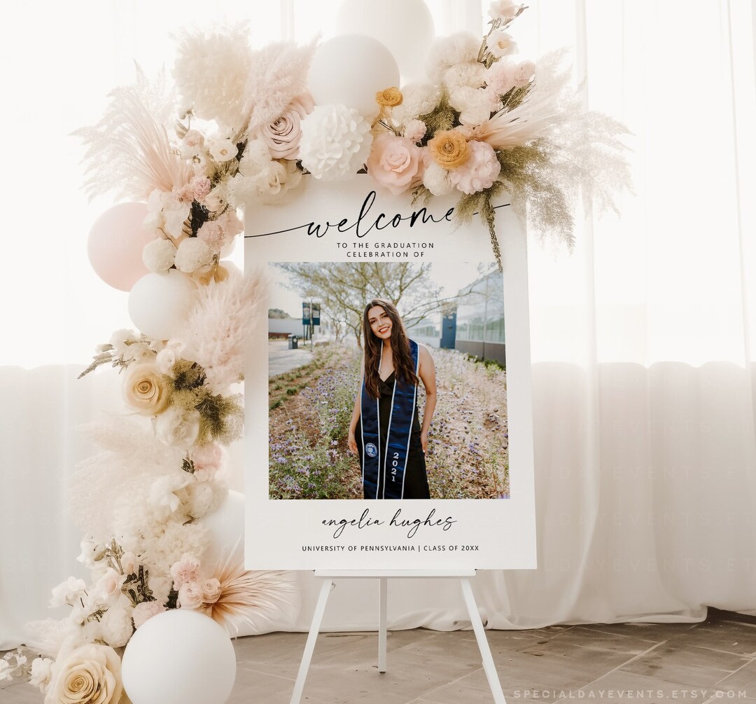 Graduation Party Welcome Sign Graduation Sign Photo - Etsy
