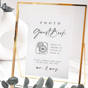 Photo Guestbook Sign Photo Booth Sign Photo Guest Book Sign - Etsy
