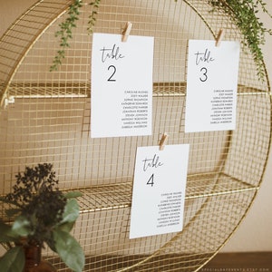 Seating Cards Seating Plan Seating Plan Template Seating - Etsy