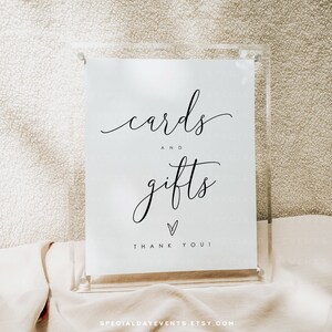 Cards and Gifts Sign Cards and Gifts Template Cards and - Etsy