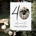 40th Photo Birthday Sign, Birthday Party Sign, Birthday Sign Template ...