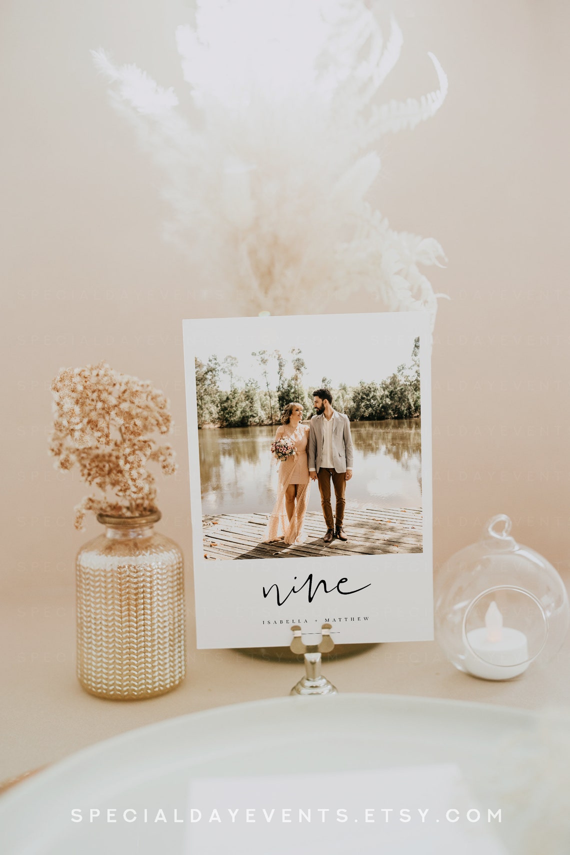 Photo Table Numbers Table Numbers Wedding Table Numbers - Etsy