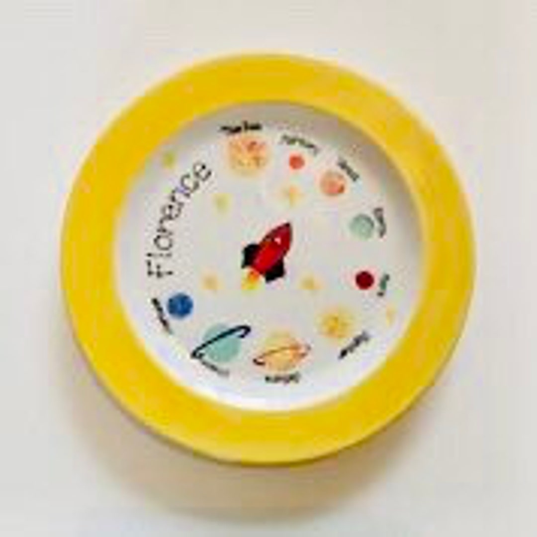 Personalised Space Bowl/ Plate - Etsy