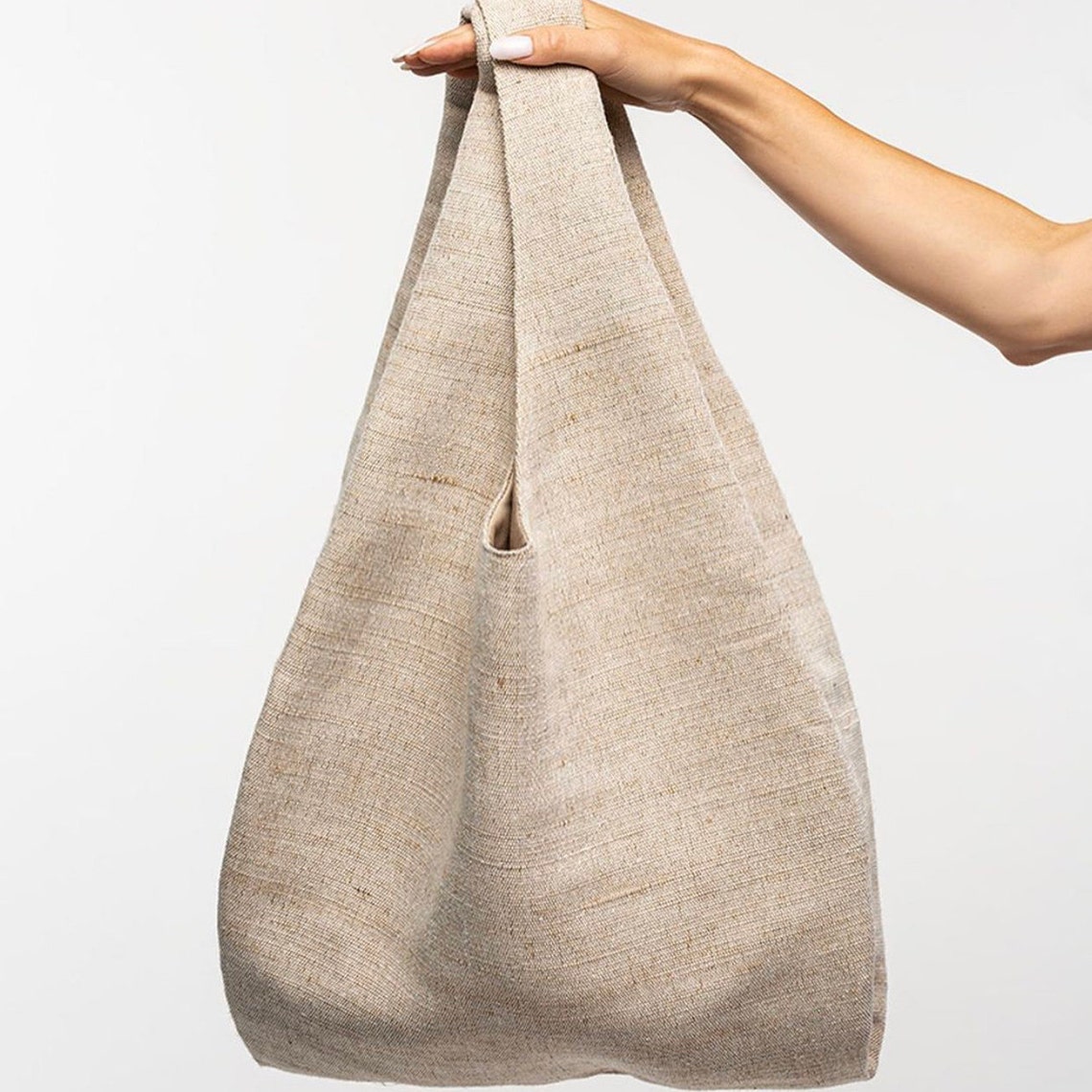 Stylish shopper bag made of natural materials. A bag for every | Etsy