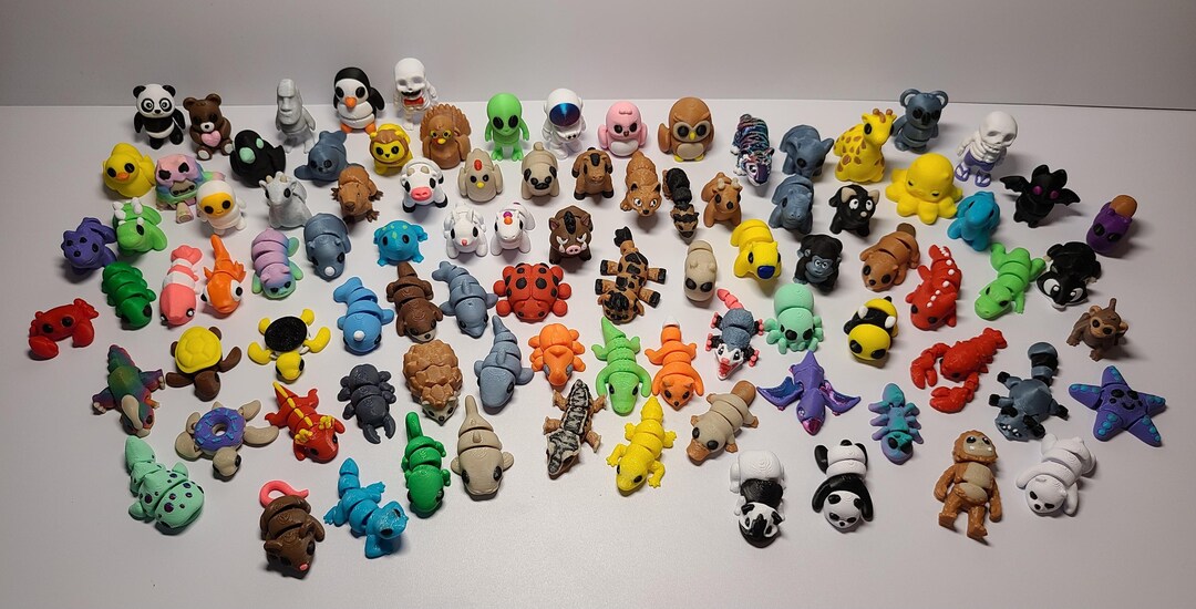 1000 PCS Mini Fidget Toy Mystery Pack: 90+ Animal Models - Etsy