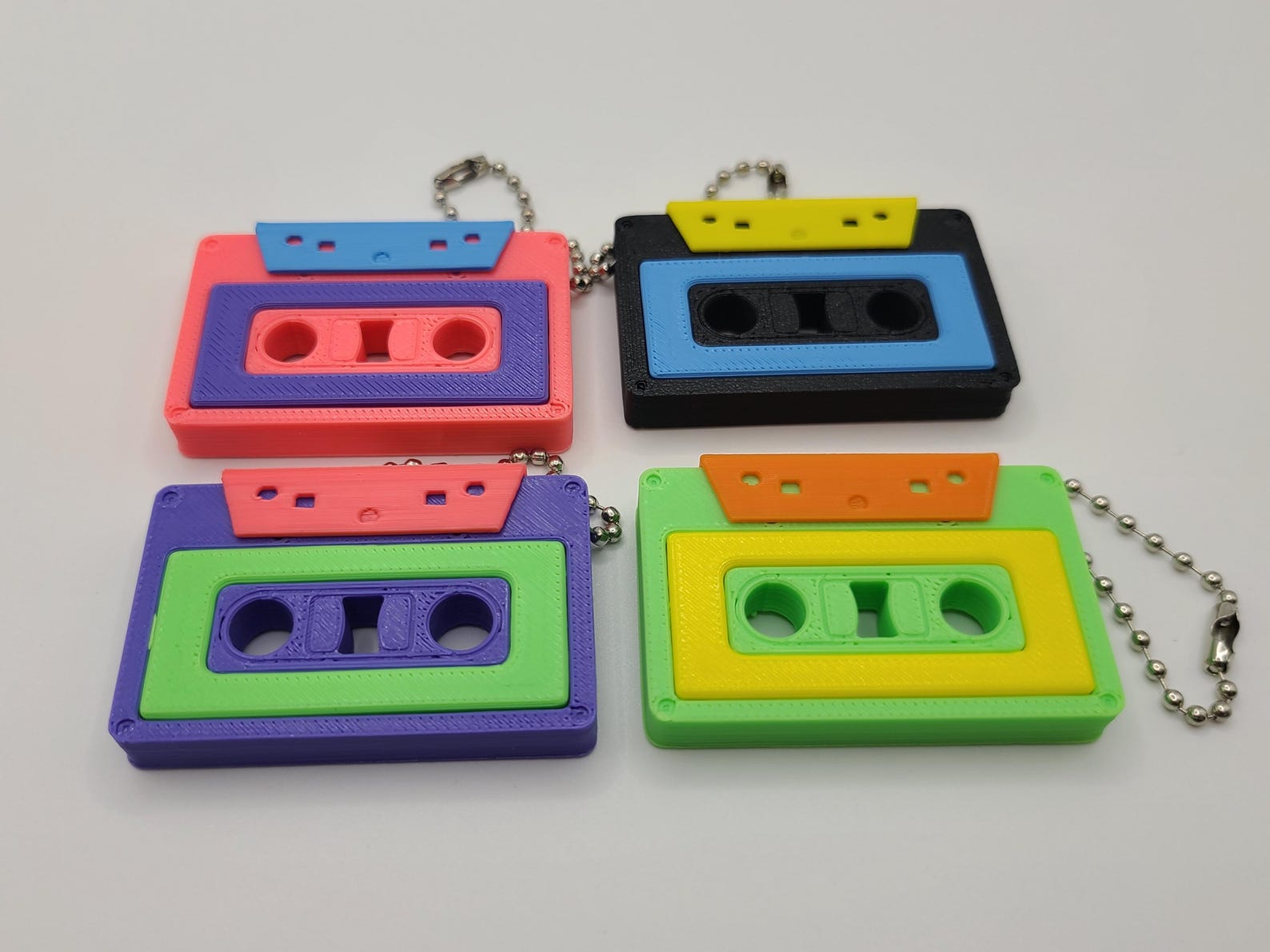 Retro Cassette or Floppy Disk Keychain Fidget Customizable - Etsy