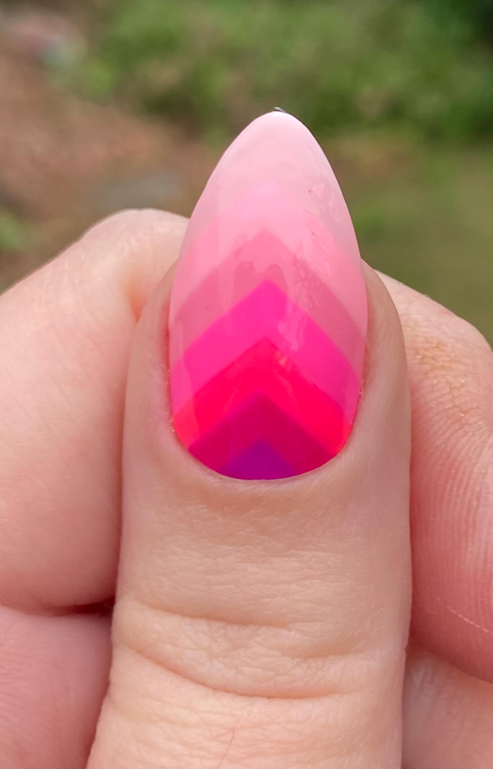 Hand Painted Rainbow Arrow Gradient Press on Nails - Etsy