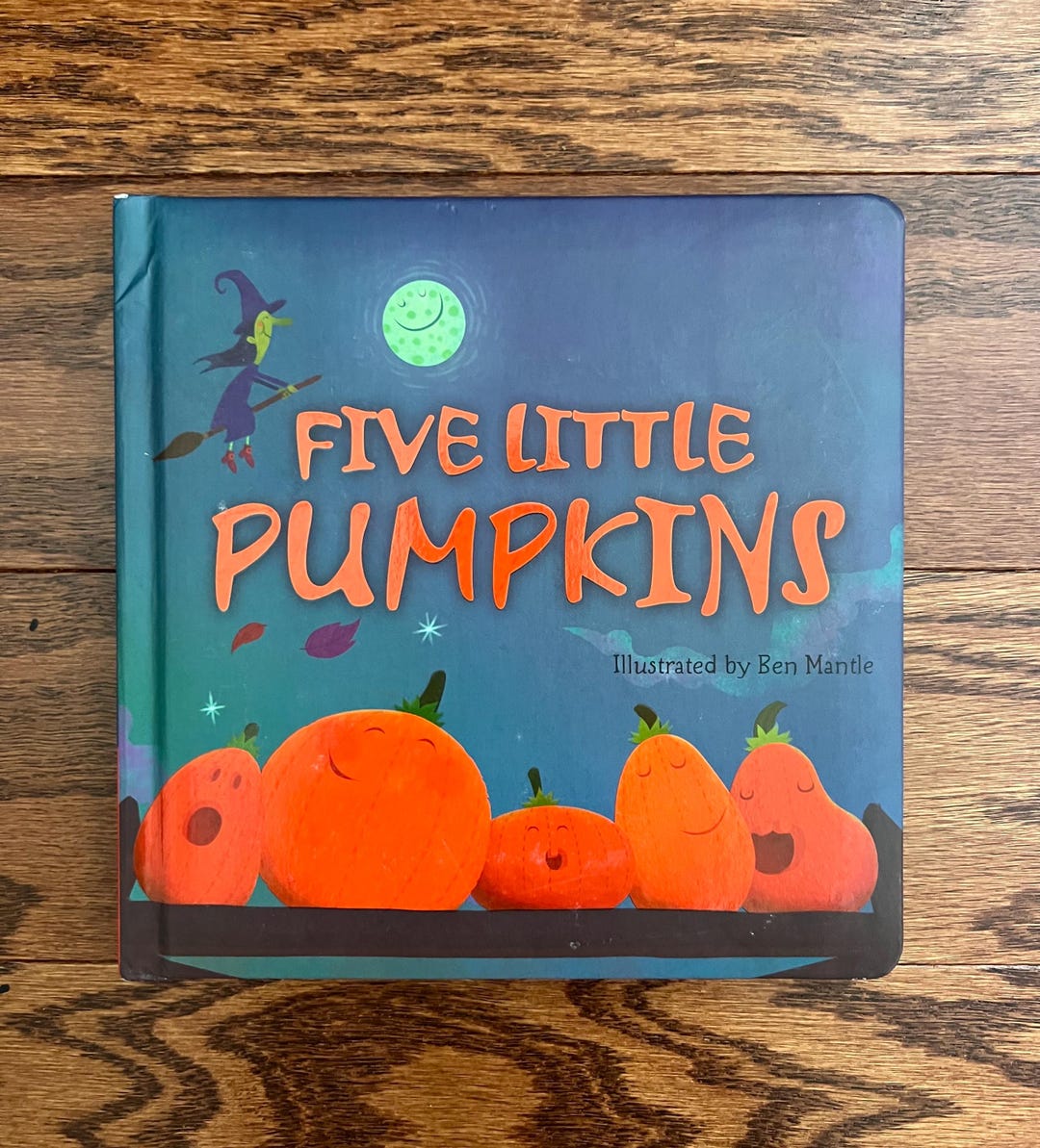 Halloween Five Little Pumpkins Hardcover (board Book) - Etsy