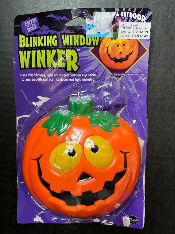 Vintage Blinking Window Winker Halloween Pumpkin Jack O - Etsy