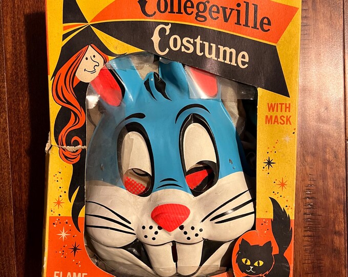 Vintage Halloween Bugs Bunny Costume Collegeville Costume 1960’s Looney ...