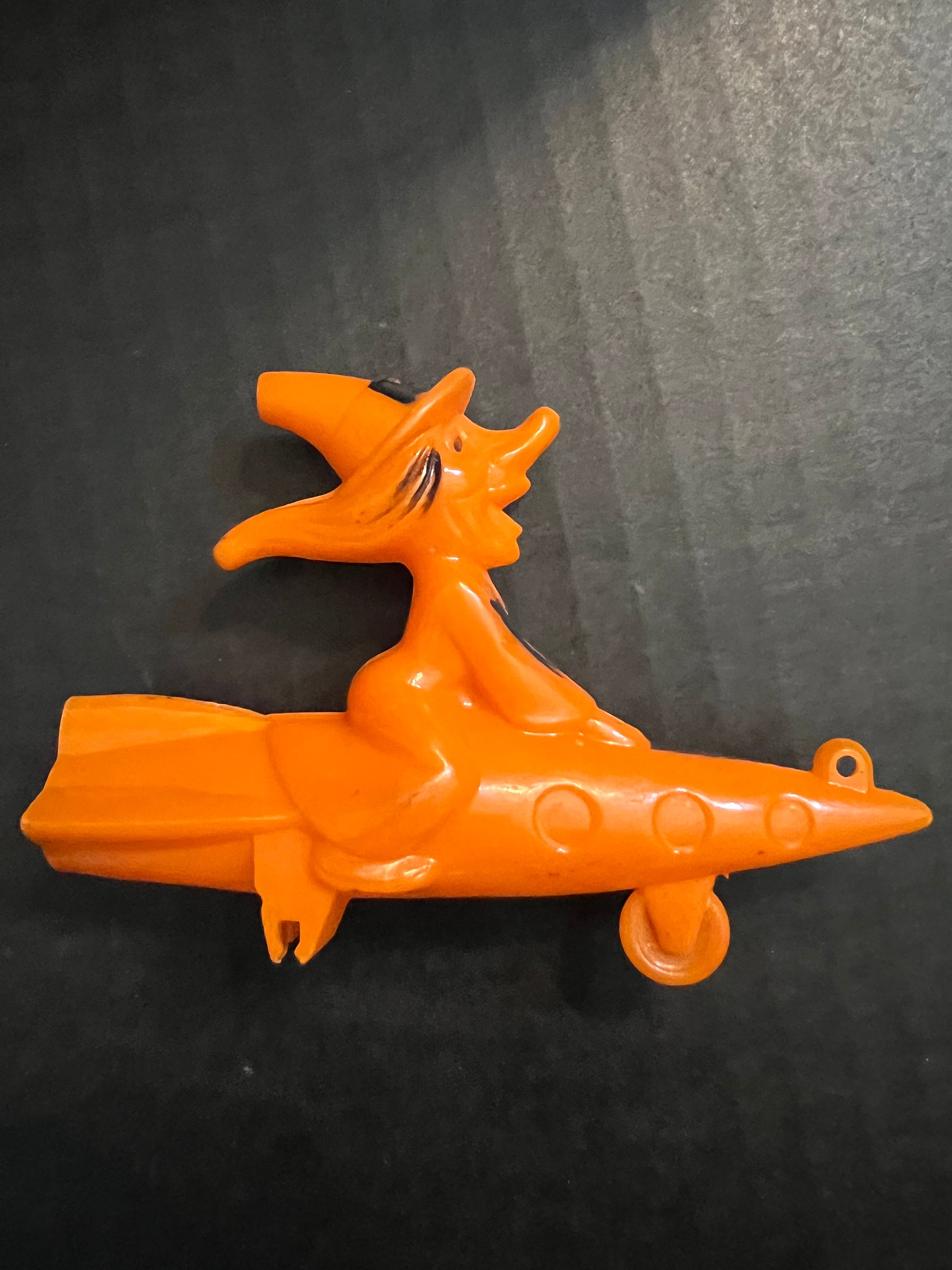 Vintage Halloween ROSBRO Witch on Rocket Candy Container 1950’s - Etsy