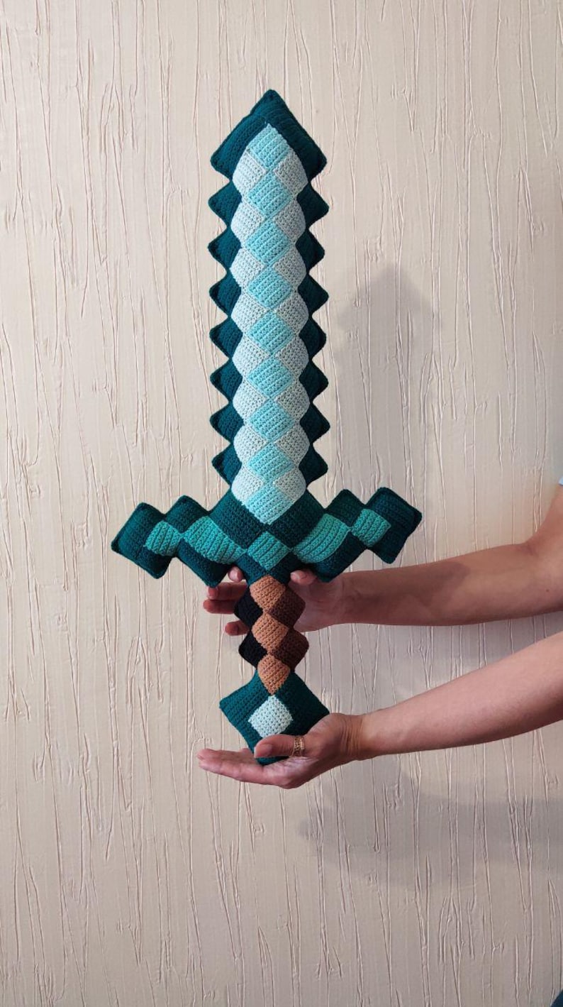 Minecraft Sword Crochet PDF Pattern - Etsy