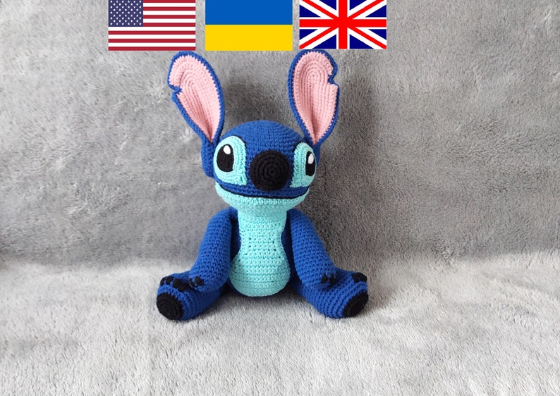 Amigurumi Stitch Crochet Pattern, English/ukrainian (PDF Pattern), 12 ...