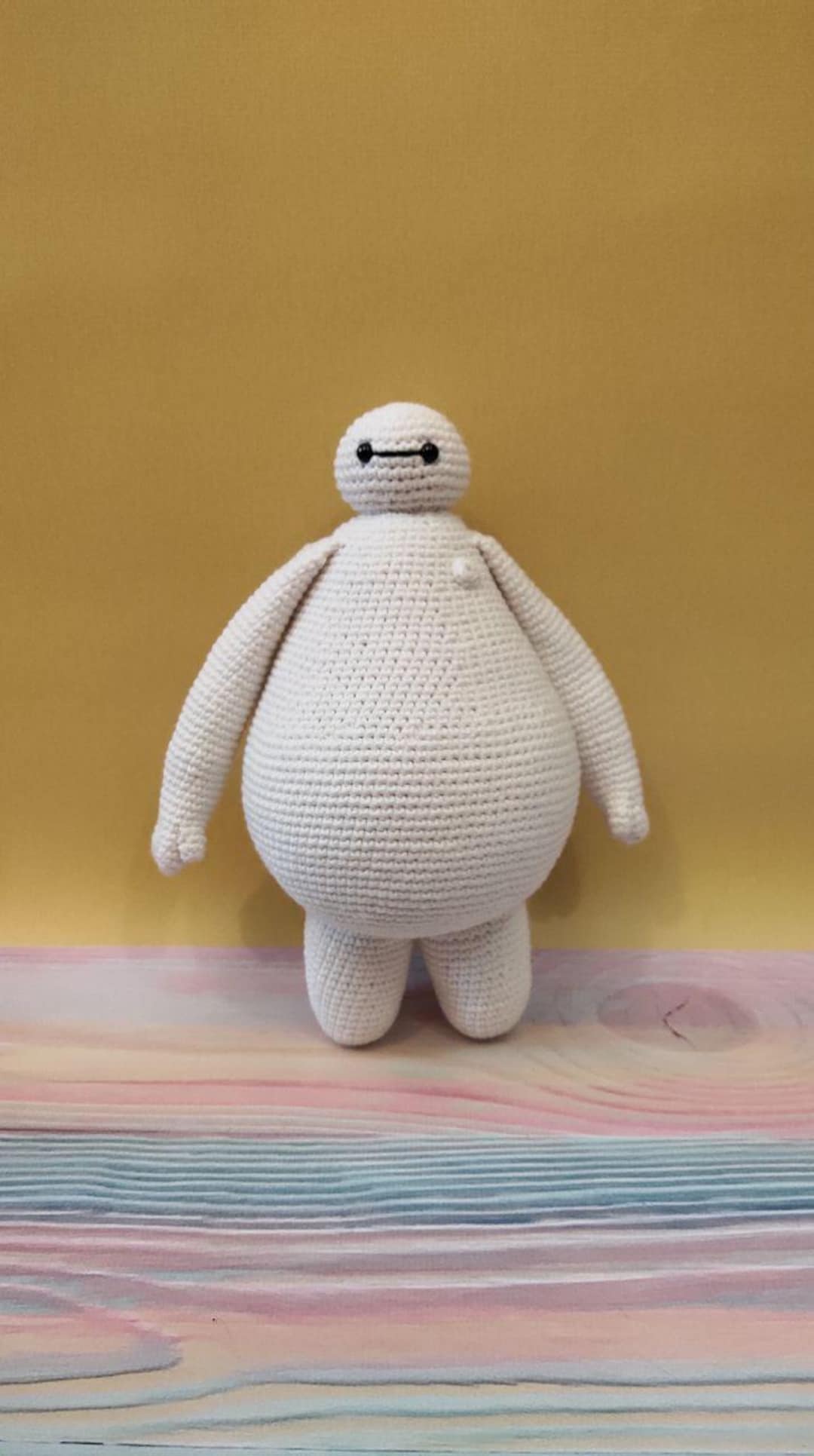 Baymax Crochet Pattern From Big Hero 6, PDF Download Crochet Doctor Robot, Easy Crochet for ...