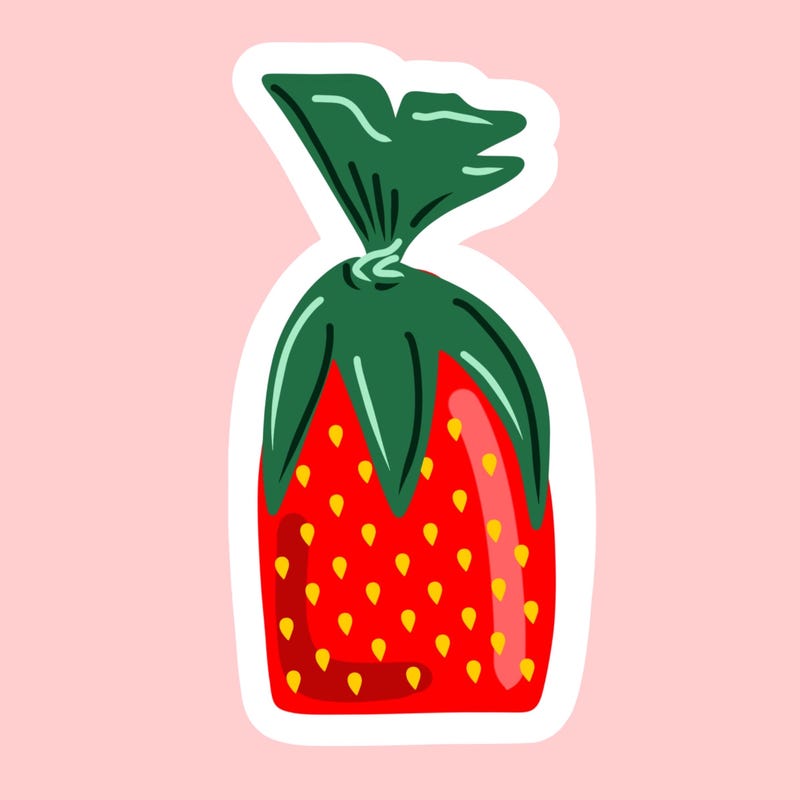 Grandmas Strawberry Candy - Etsy