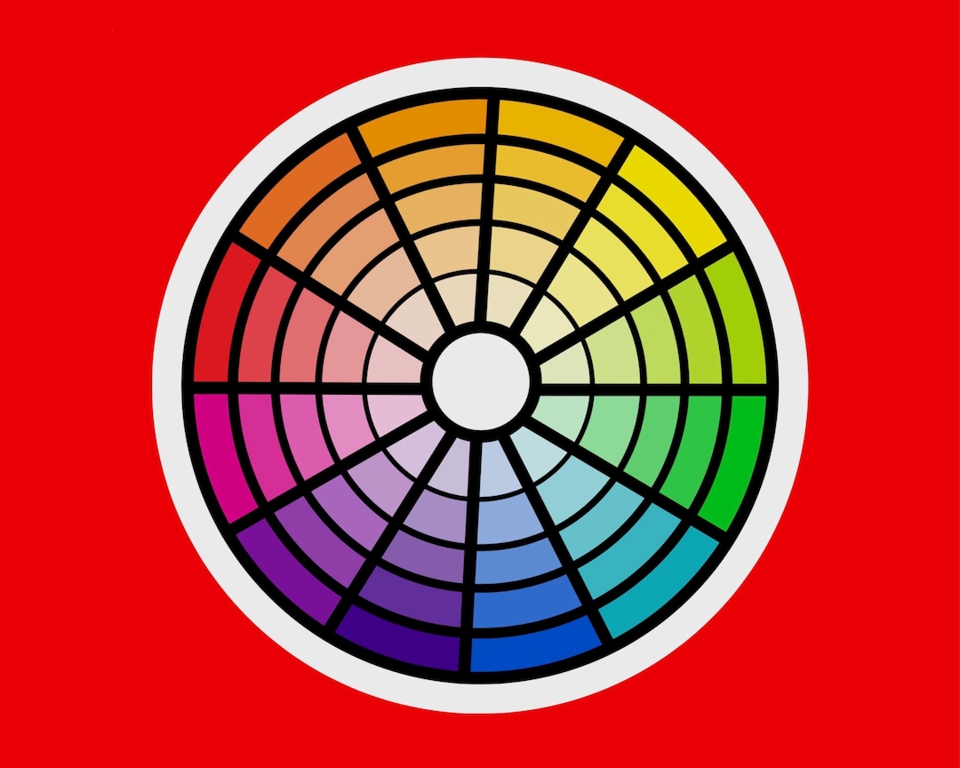 COLOR WHEEL Rainbow Color Theory Primary Secondary Tertiary Color ...