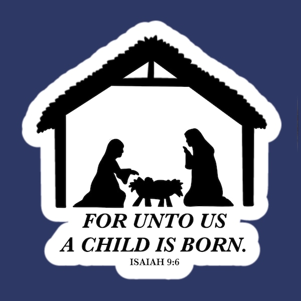 Unto Us a Child Is - Etsy