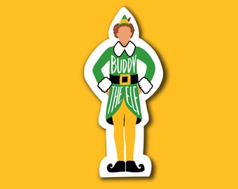 Buddy Elf Sticker - Etsy